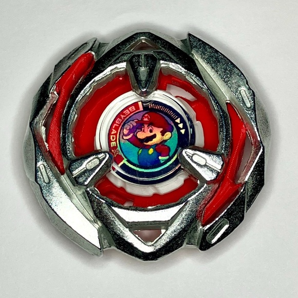 Handmade | Toys | Beyblade X Mario 96un Dualspin 3d Print Pla | Poshmark